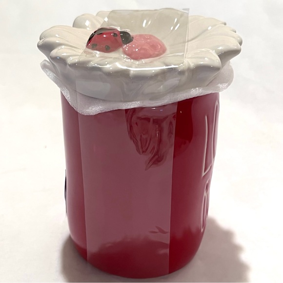 Rae Dunn | Dining | Rae Dunn Love Bug Ceramic Mug With Flowerladybug ...